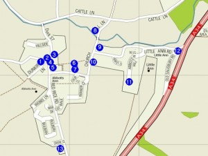 Map - Abbotts Ann